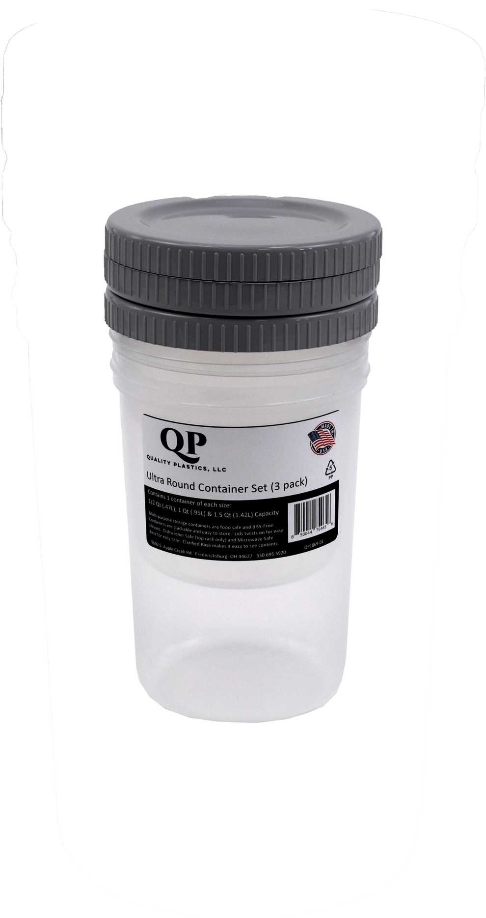 Ultra Round Container – Quality Plastics